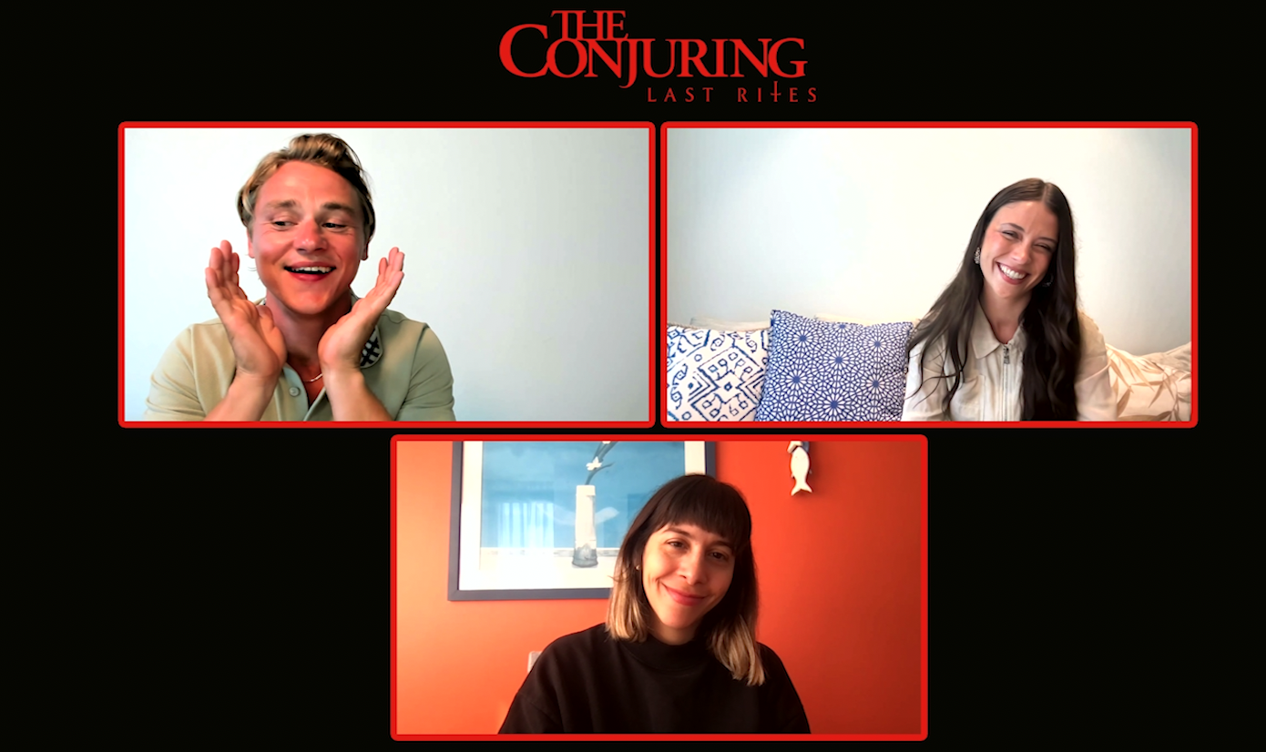 EL CONJURO 4: HABLAMOS CON BEN HARDY Y MIA TOMLINSON